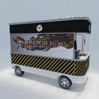 China 3.0kw Electric Mobile Hair Cut Salon Barber Shop Style Design Perm Van Truck Trailer Cart for sale