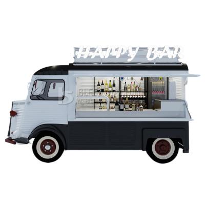 China External Power Supply Electric Mobile Wine Cocktail Drink Bar Van Truck Trailer Cart for sale