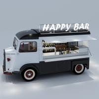 China External Power Supply Electric Mobile Wine Cocktail Drink Bar Van Truck Trailer Cart for sale