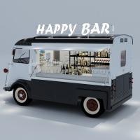 China External Power Supply Electric Mobile Wine Cocktail Drink Bar Van Truck Trailer Cart for sale