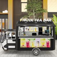 China Milk Tea Bar Tricycle 2022 Electric Tricycle for Complete Machinery Equipment at Outlet for sale