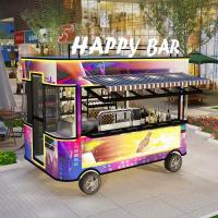 China 2022 Electric Mobile Wine Cocktail Drink Bar Van Truck Trailer Cart and Customerized for sale