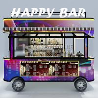 China 2022 Electric Mobile Wine Cocktail Drink Bar Van Truck Trailer Cart and Customerized for sale