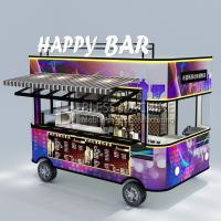 China 2022 Electric Mobile Wine Cocktail Drink Bar Van Truck Trailer Cart and Customerized for sale