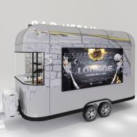 China 2022 Electric Mobile Wine Cocktail Drink Bar Van Customized Length Stainless Steel Trailer for sale