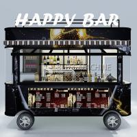 China 110v/220v Electric Mobile Wine Cocktail Drink Bar Van Truck Trailer Cart for Farms 2022 for sale