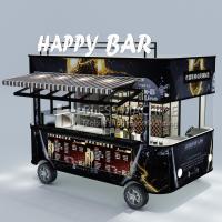 China 110v/220v Electric Mobile Wine Cocktail Drink Bar Van Truck Trailer Cart for Farms 2022 for sale