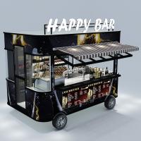 China 110v/220v Electric Mobile Wine Cocktail Drink Bar Van Truck Trailer Cart for Farms 2022 for sale