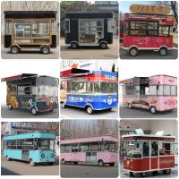 China 110v/220v Electric Mobile Wine Cocktail Drink Bar Van Truck Trailer Cart for Farms 2022 for sale