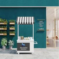China 4wheels multipurpose mobile commodity stall trolley handcart for modern stylish outlet for sale