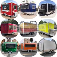 China Customized Multipurpose Mobile Square Style Kung Fu Martial Arts Pizza Food Tow Trailer for sale