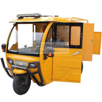 China 2022 Mobile Electric Car Washing Tricycle Pedicab Three-Wheeler with Trade Assurance for sale