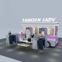 China Customized Lenght 1500kg Mobile Women's Wear Clothing Van Truck Trailer Cart for Outlet for sale