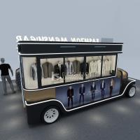 China Electric Mobile Clothing Men's Wear Shop Van Truck with 40kms per hr Machinery Function for sale