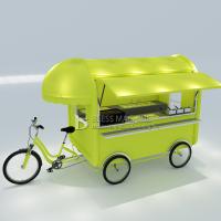 China Multipurpose Mobile Fast Food Snack Beverage Pedal Bicycle Tricycle for Snack Food 2022 for sale