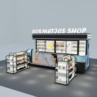China 2023 Customized Electric Mobile Cosmetics Make-up Product Skin Care Boutique Trailer Cart for sale