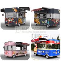 China Multipurpose Outlet Electric Mobile Fruit Retail Van Truck Kiosk for Beverage Industry for sale