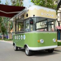 China Mobile Electric Snack and Beverage Catering Van Truck Kiosk Cart for On-the-Go Needs for sale