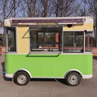 China Mobile Electric Snack and Beverage Catering Van Truck Kiosk Cart for On-the-Go Needs for sale