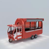 China Multipurpose Mobile Electric Tricycle for Fast Food Snack Beverage Drinks 40kms per hr for sale