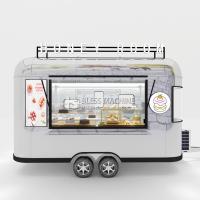 China Stainless Steel Mobile Cake-Shop Trailer for On-the-Go Chocolate and Cookie Sales for sale