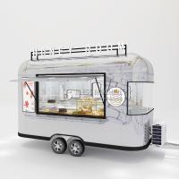 China Stainless Steel Mobile Cake-Shop Trailer for On-the-Go Chocolate and Cookie Sales for sale