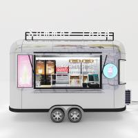 China Outlet Mobile Ice Cream Beverage Food Snack Van Trailer Boutique with 1000kg Capacity for sale
