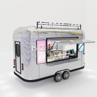 China Outlet Mobile Ice Cream Beverage Food Snack Van Trailer Boutique with 1000kg Capacity for sale