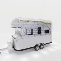 China Outlet Mobile Ice Cream Beverage Food Snack Van Trailer Boutique with 1000kg Capacity for sale