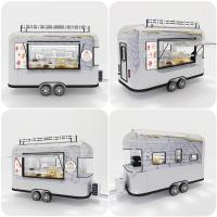 China Electric Mobile Cake Dessert Biscuit Cookie Chocolate Van Truck Cart 40kms per hr Speed for sale