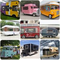 China Electric Mobile Cake Dessert Biscuit Cookie Chocolate Van Truck Cart 40kms per hr Speed for sale