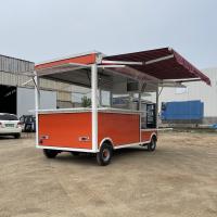 China Multipurpose Battery Pack Fast Food Snack Catering Van Truck Cart for Commodity Retail for sale