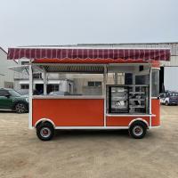 China Multipurpose Battery Pack Fast Food Snack Catering Van Truck Cart for Commodity Retail for sale