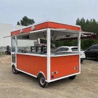 China Multipurpose Battery Pack Fast Food Snack Catering Van Truck Cart for Commodity Retail for sale