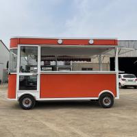 China Multipurpose Battery Pack Fast Food Snack Catering Van Truck Cart for Commodity Retail for sale