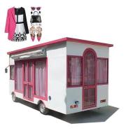 China 2022 Electric Mobile Clothing Hair Salon Boutique Truck Trailer Cart for Seasoning Plant for sale