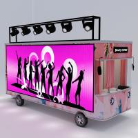China 2022 Electric Mobile Clothing Hair Salon Boutique Truck Trailer Cart for Seasoning Plant for sale
