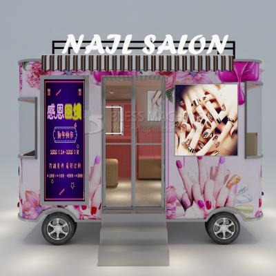 China Electric Mobile Nail Manicure Salon Truck Trailer Cart 2023 Hot Arrival from Outlet for sale