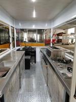 China 1000 KG 220V/50HZ  Silver  Food Cart With Bathroom And Fridge for sale
