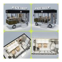China 2023 Electric Mobile Hair Salon Barber Shop Van Truck Trailer Boutique Cart for Home for sale