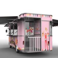 China Galvanized Steel Mobile Milk Powder Shop for Easy Money Making in Frozen Food Industry for sale