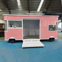China Electric Mobile Clothing Truck with Scarf Bag Shoes Raw Material Corn and Galvanized Steel for sale