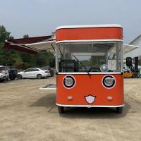 China Electric Mobile Bridecake Birthday Cake Dessert Pastry Hamburger Sandwich Hot Dog Truck Trailer Cart for sale