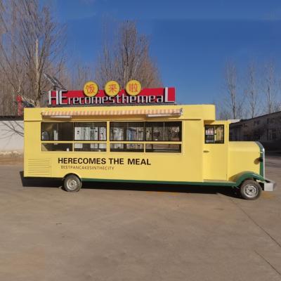 China Electric Mobile Van Truck for Fast Food Snacks Ice Cream and Beverages Most Practical for sale