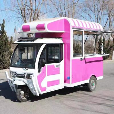 China Multipurpose Mobile Electric Tricycle for Fast Food Snacks and Beverages Outlet 2023 for sale