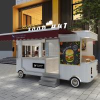 China 2023 Electric Mobile Food Commodity Retail Goods Shop Boutique Van Truck Trailer Cart for sale