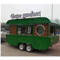 China Low Investment Silver Commercial Mobile Food Trailer with Multifunctional Features for sale