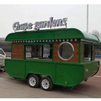 China Multifunctional Silver 304 Stainless Steel Mobile Electric Food Truck for Popular Snack Sales for sale