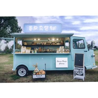 China Multifunctional 2000w Four Wheel Electric Hamburger Snack Dining Car for Commercial for sale