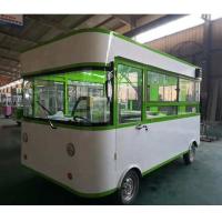 China Multifunctional 2000w Four Wheel Electric Hamburger Snack Dining Car for Commercial for sale
